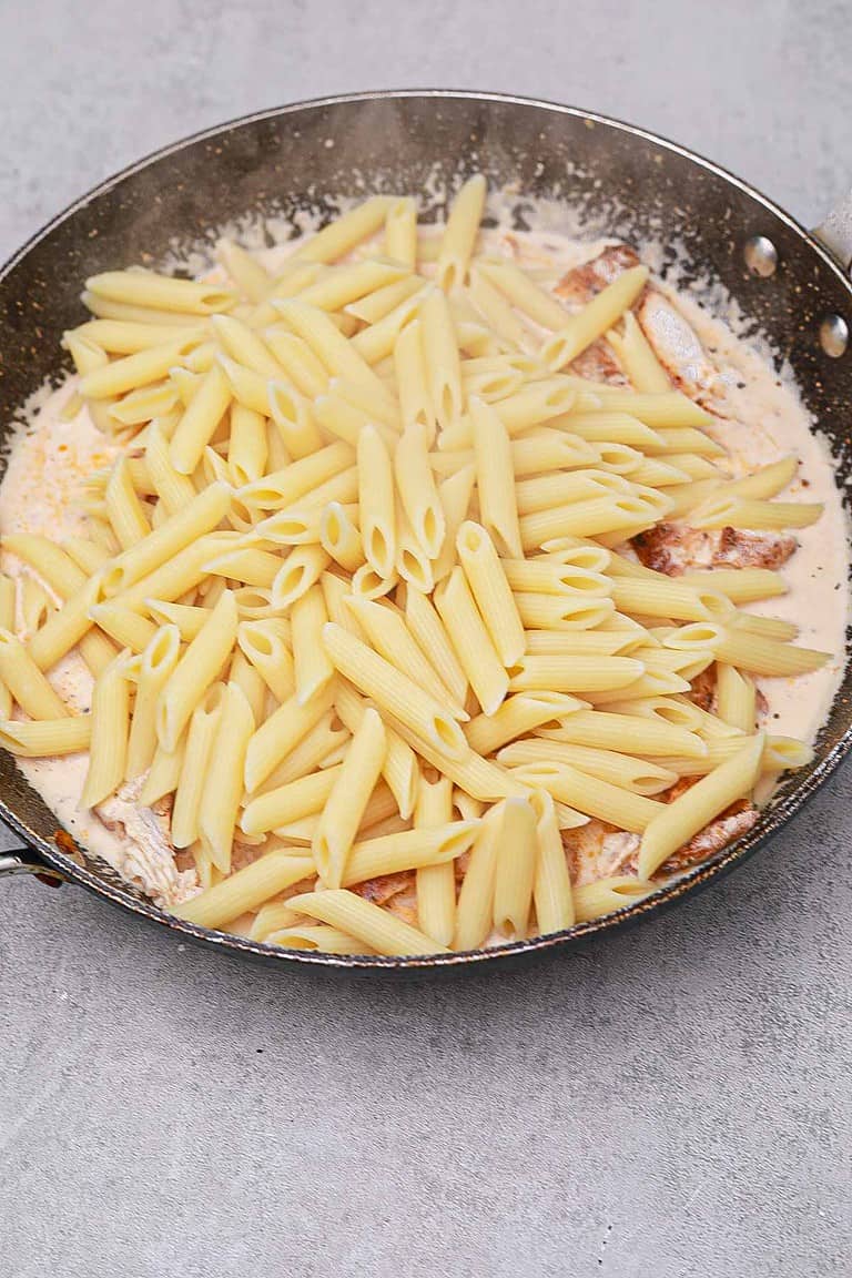 Philadelphia Cream Cheese Chicken Pasta Recipe - Chicken Vibes