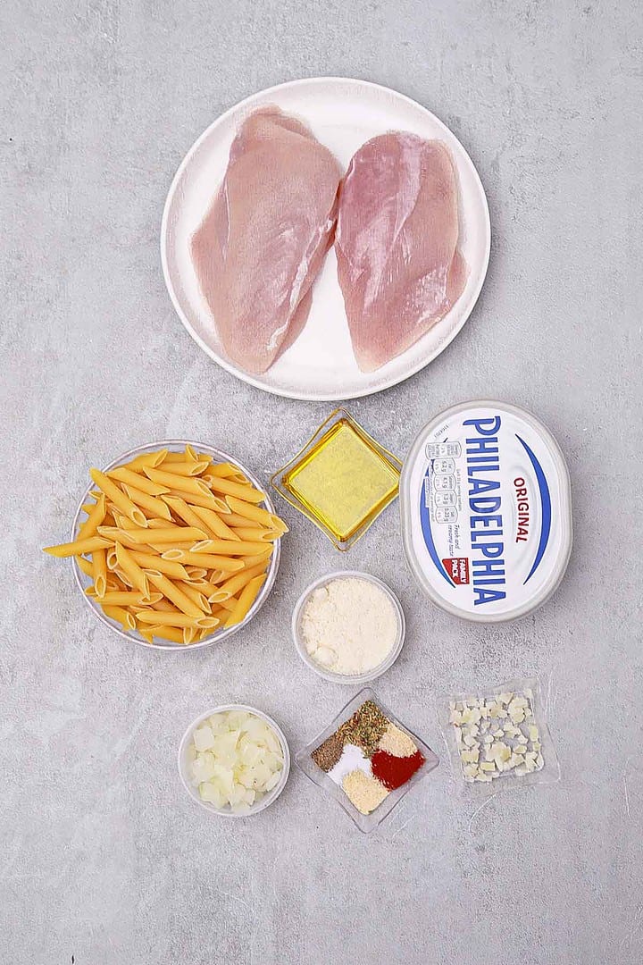 Philadelphia Cream Cheese Chicken Pasta Recipe - Chicken Vibes